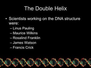DNA History & Structure | PPT