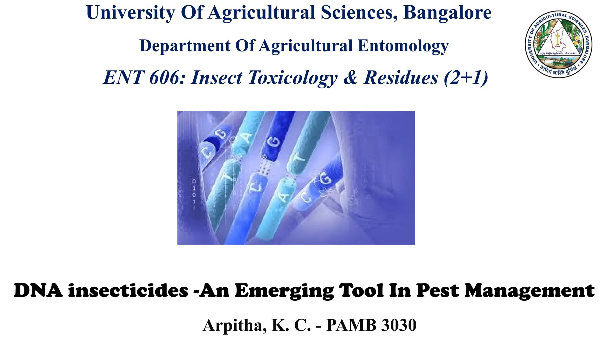 DNA insecticides- Use in Insect pest management, Advantages and ...