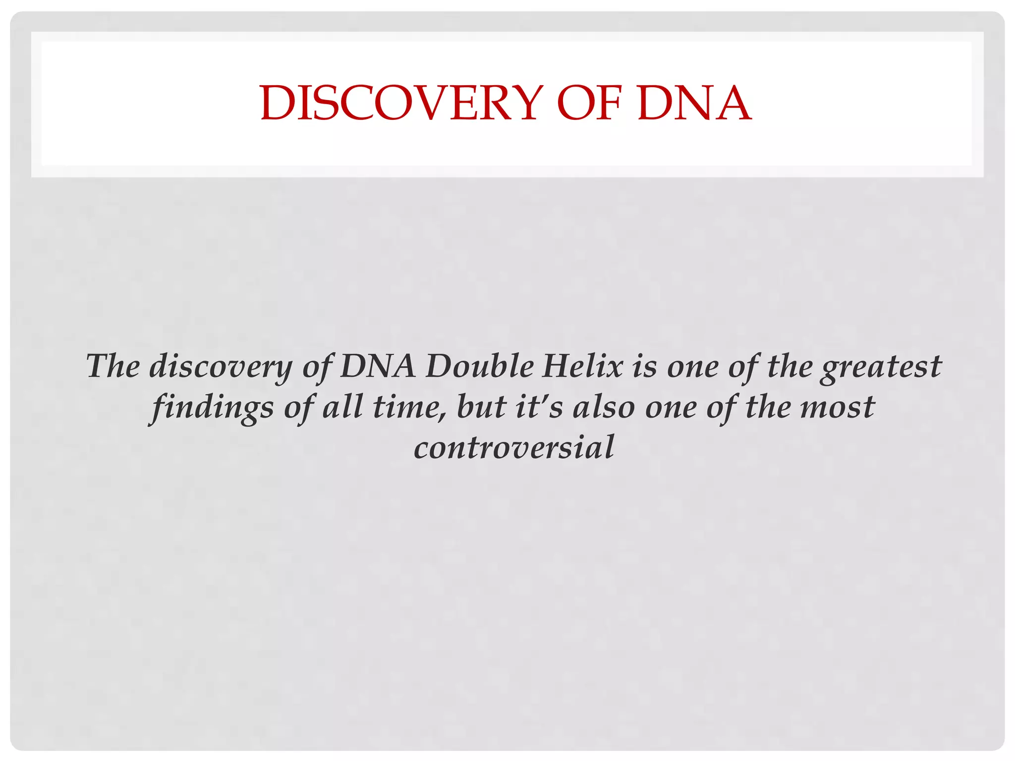 Introduction to DNA | PPTX