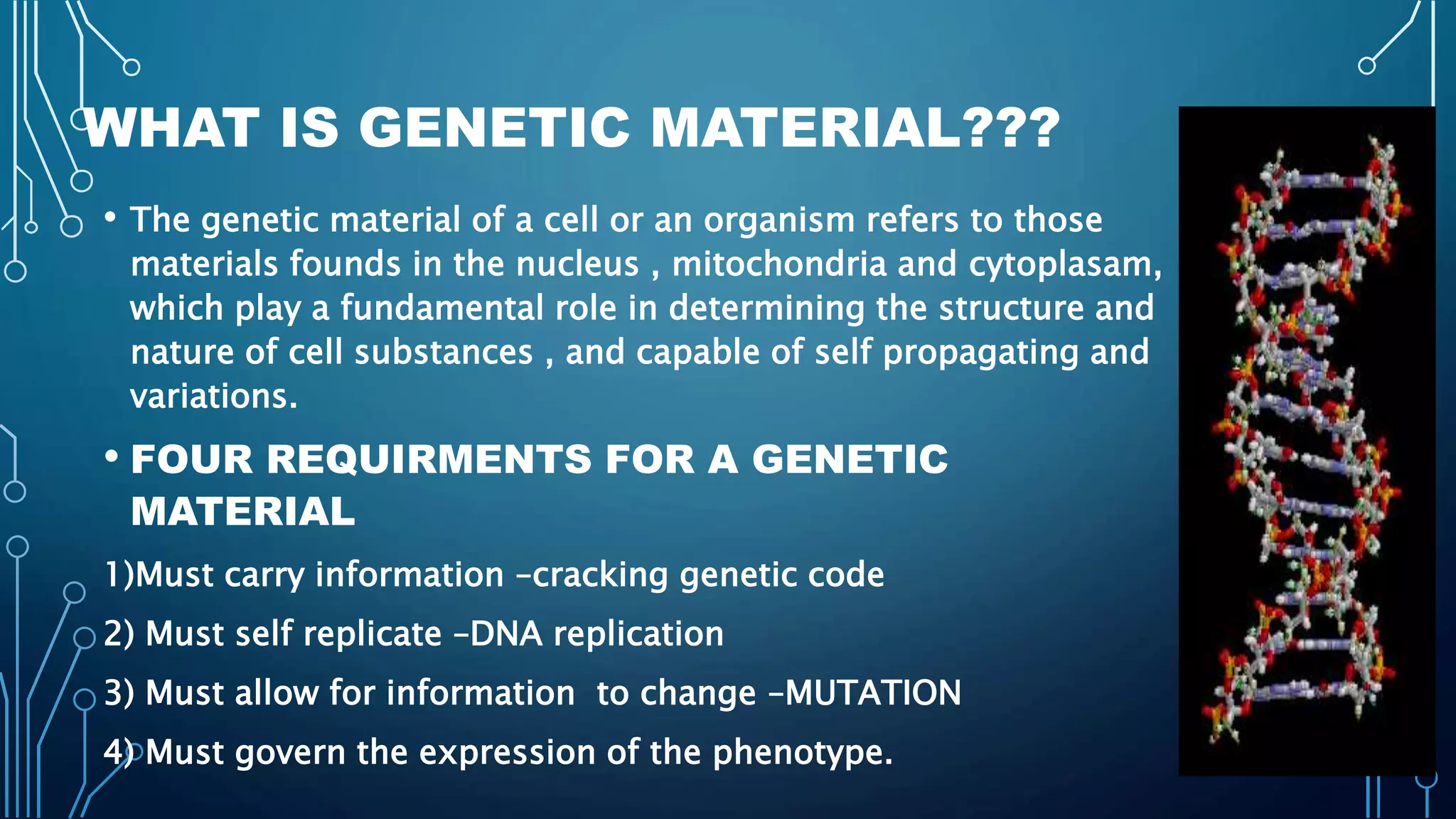 DNA IS A GENETIC MATERIAL.pptx