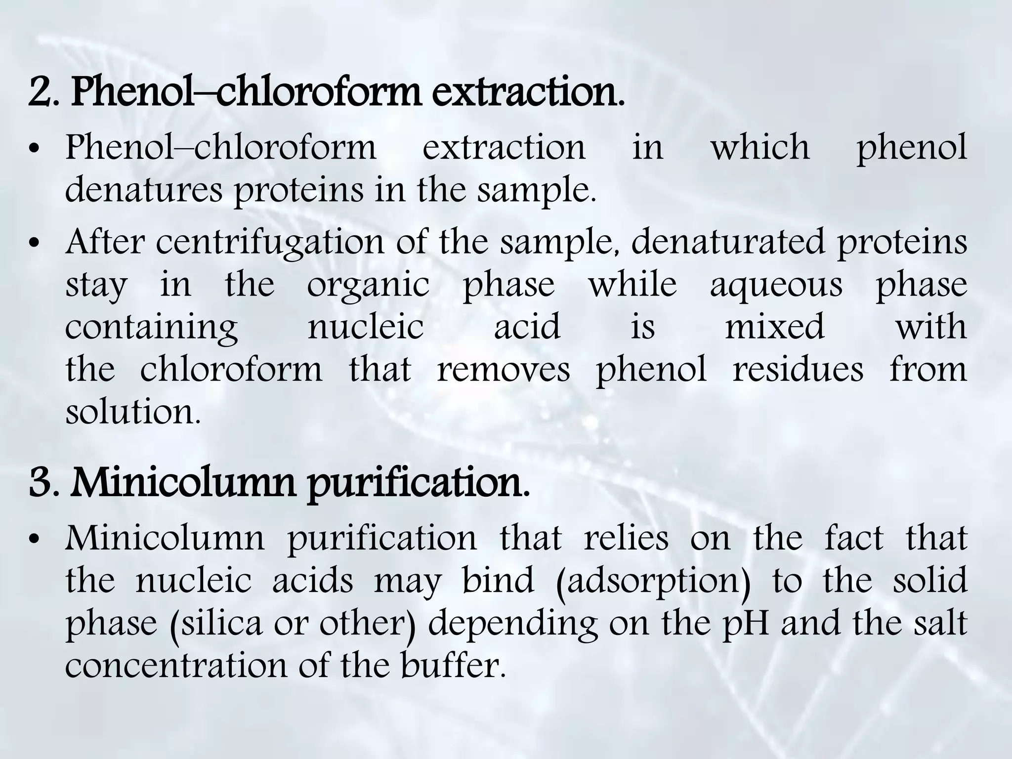 Dna isolation | PPTX