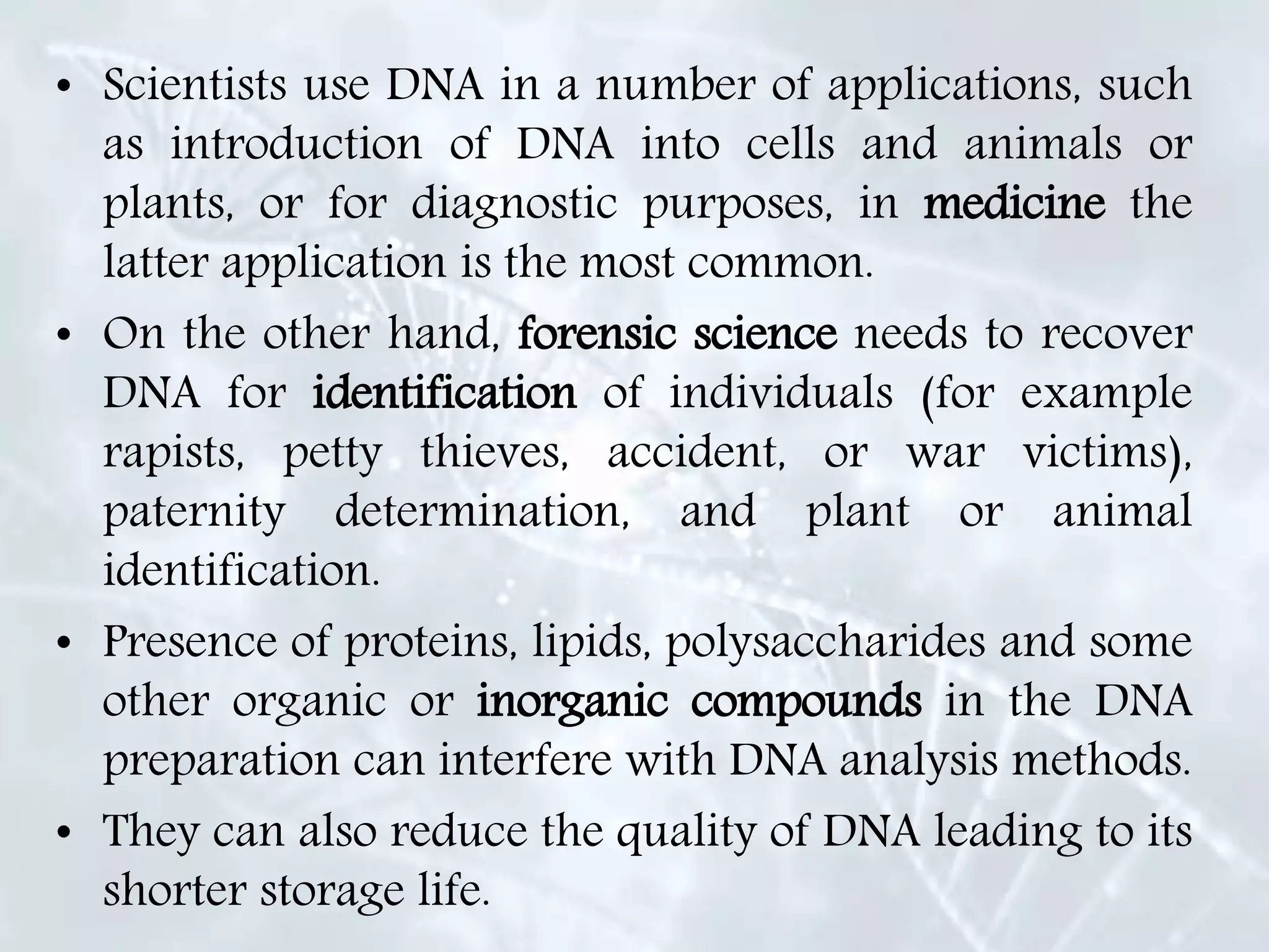 Dna isolation | PPTX