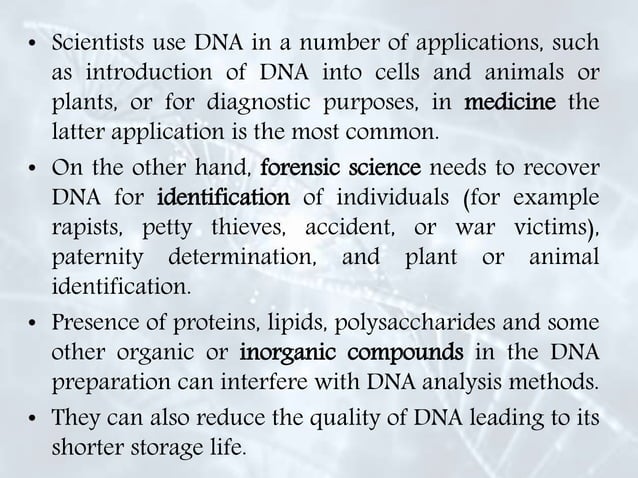 Dna isolation | PPTX