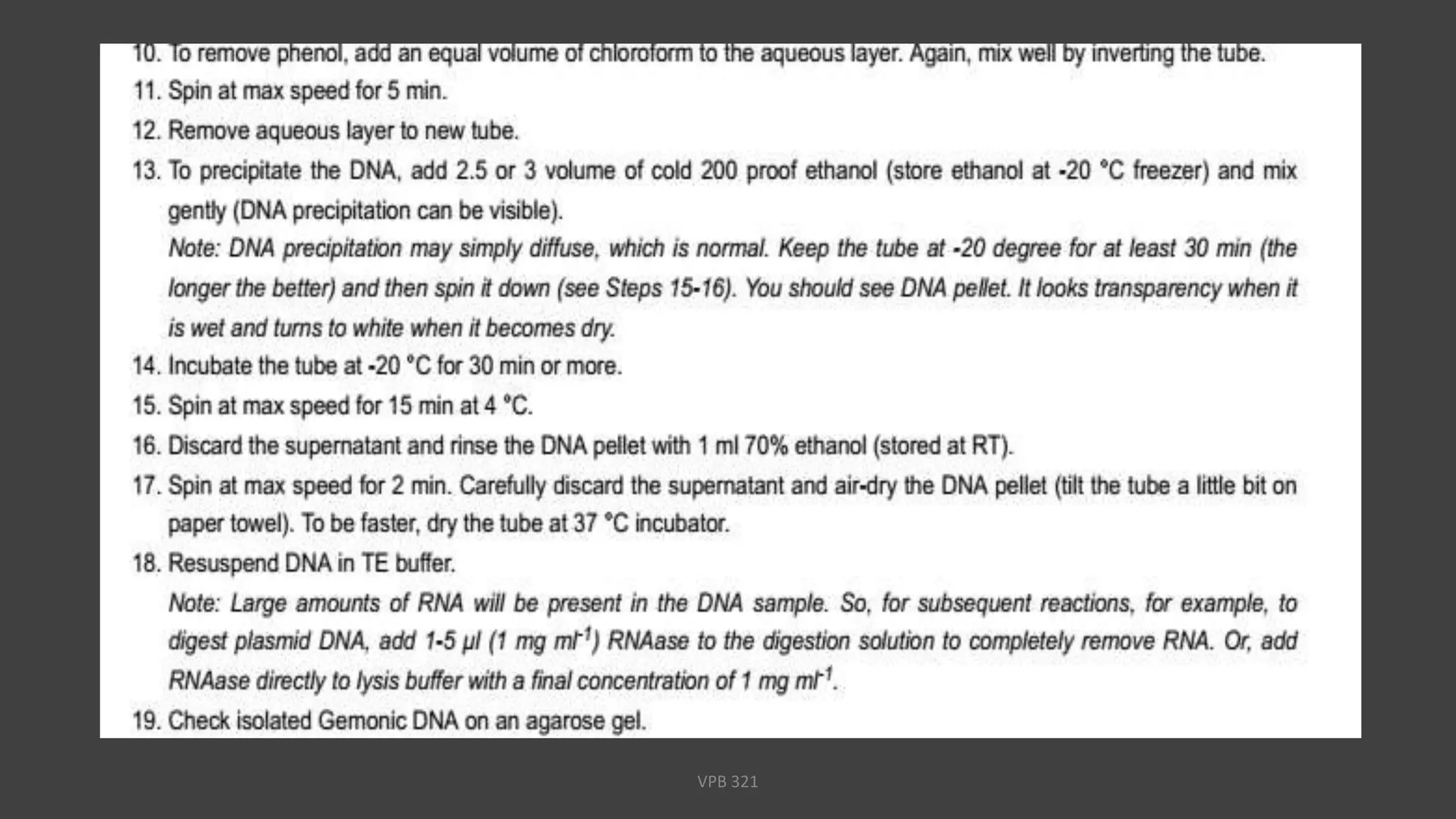 Dna isolation Principle | PPTX