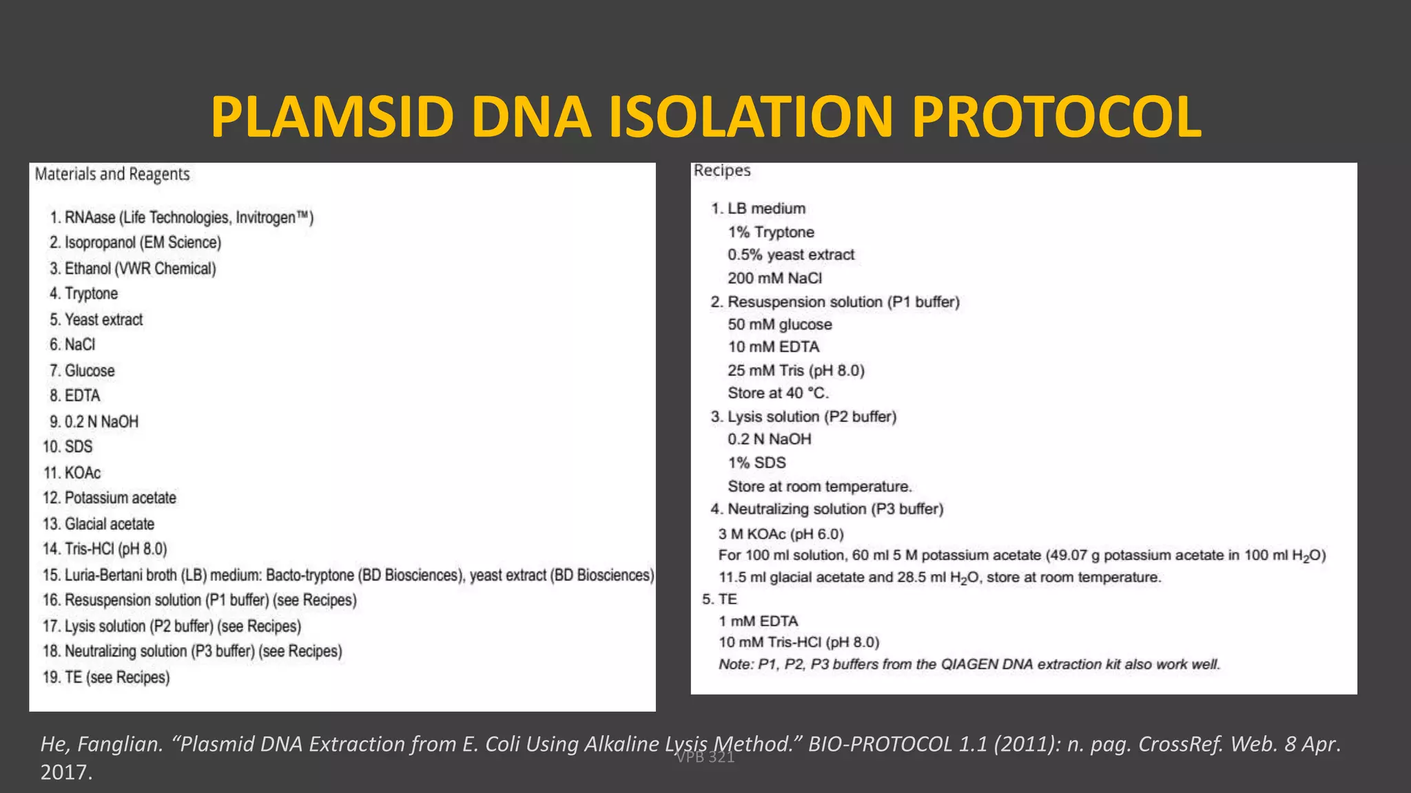 Dna isolation Principle | PPTX