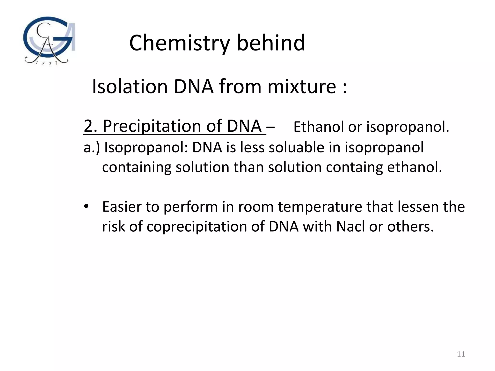 Basics of Dina isolation | PPTX