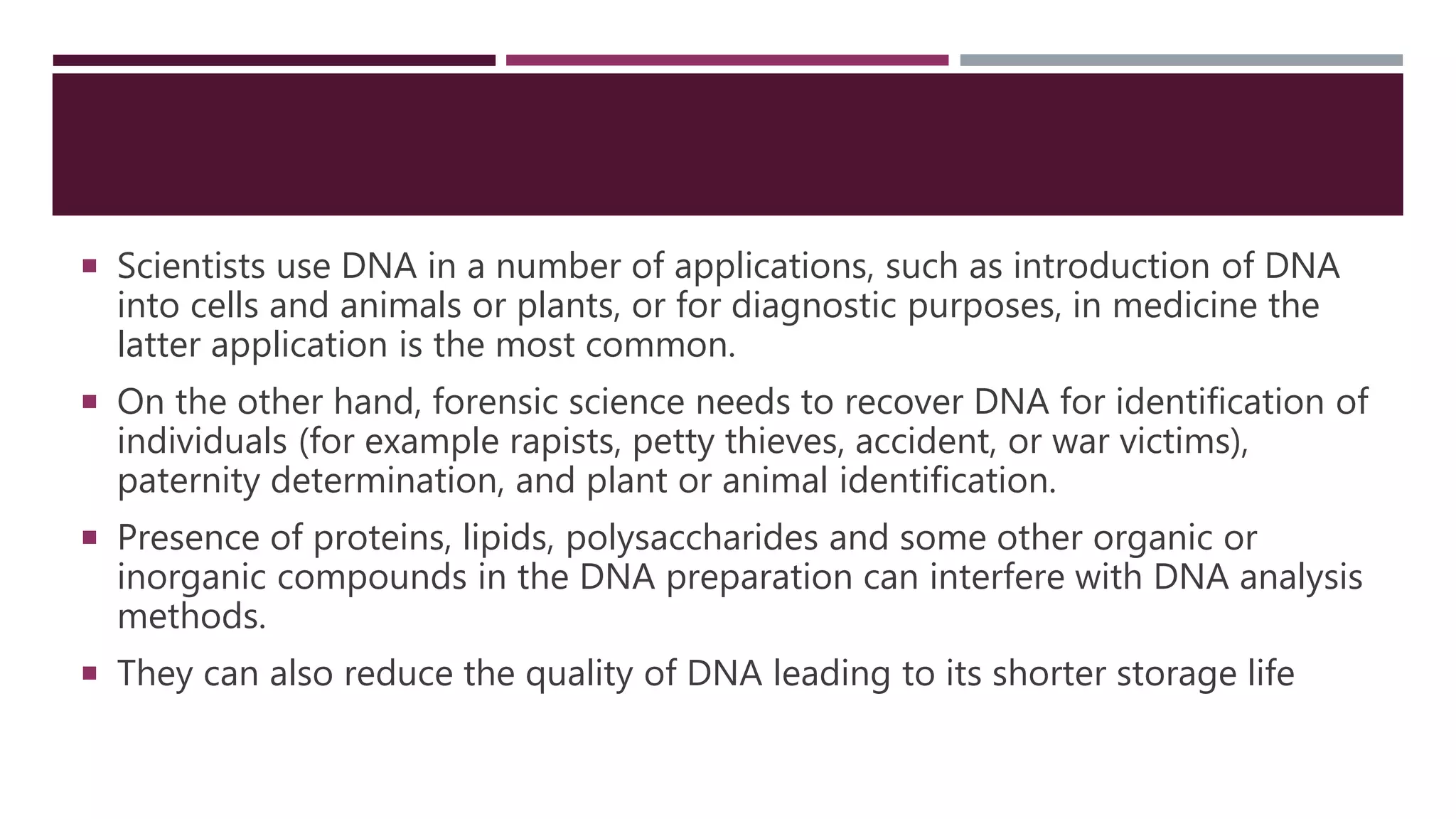 Dna isolation | PPTX