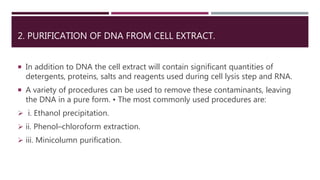 Dna isolation | PPTX
