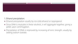Dna isolation | PPTX