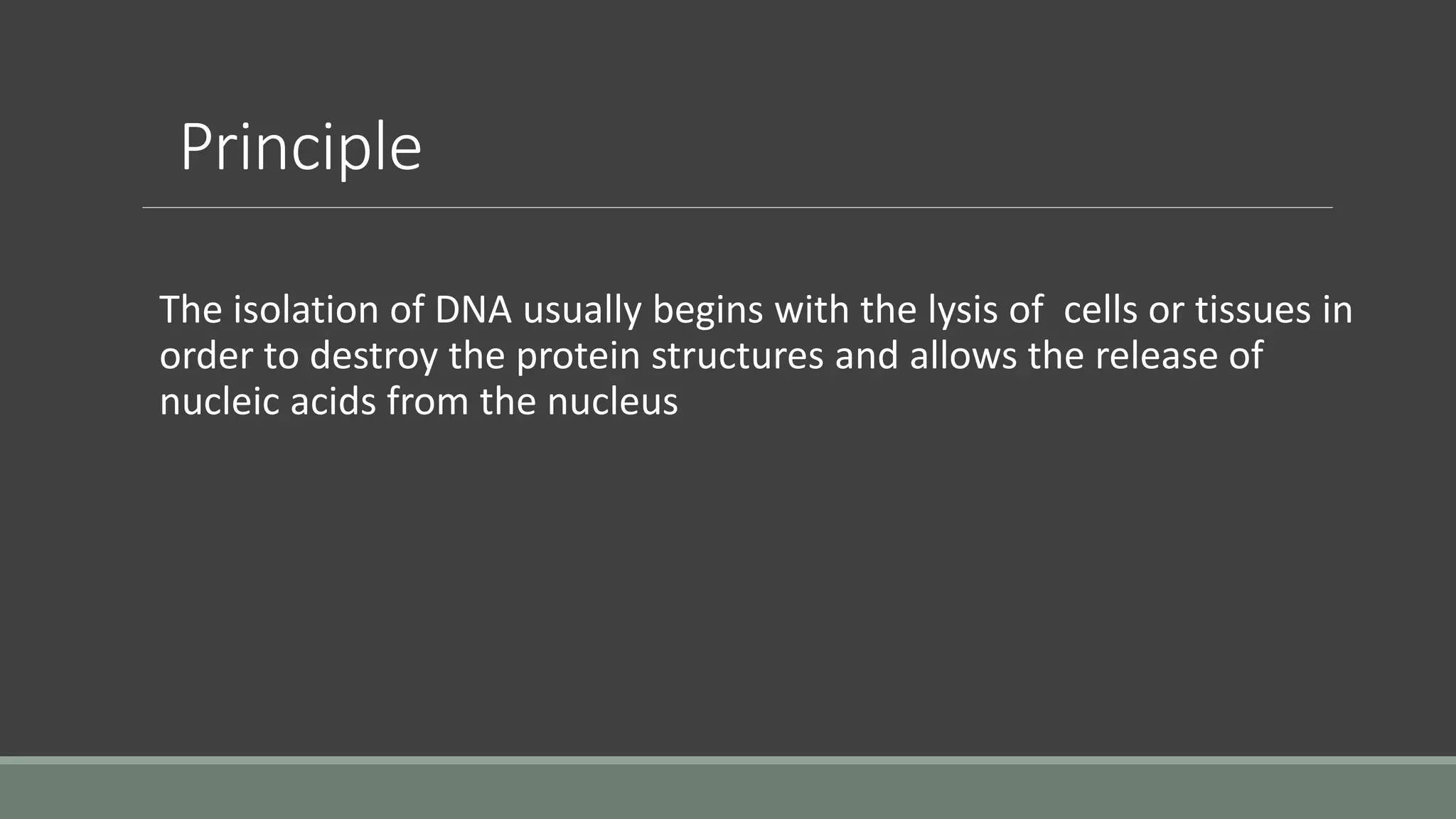 Isolation of plant genomic DNA | PPTX