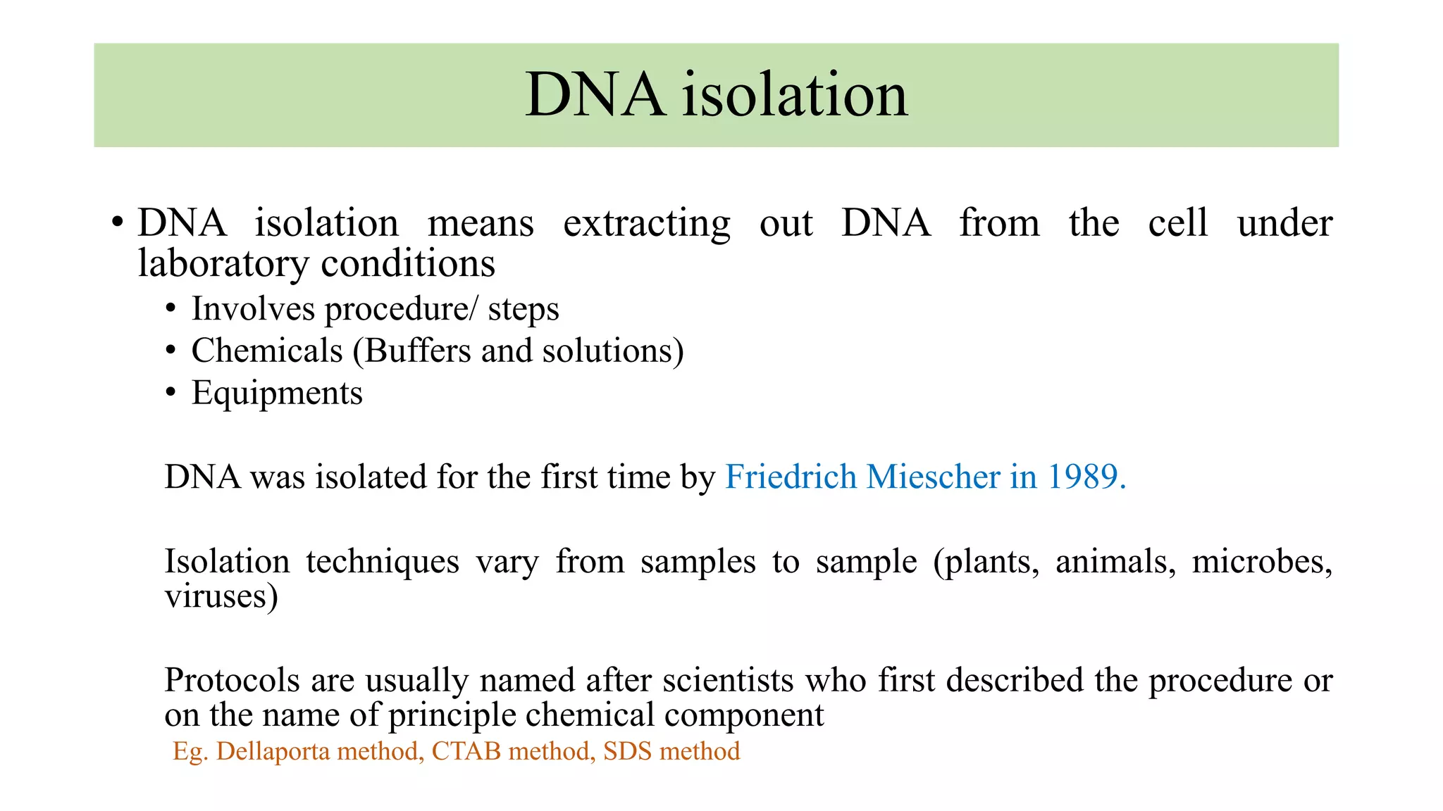 DNA isolation the very basics.pptx