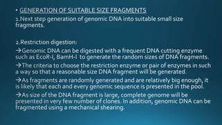 Dna libraries | PPT