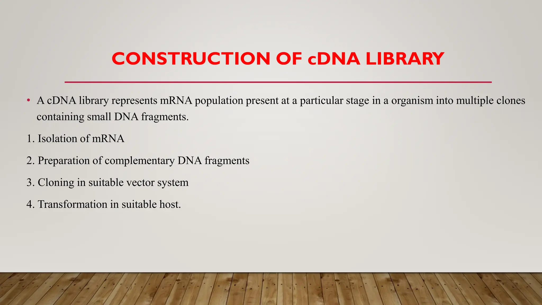 DNA Libraries / Genomic DNA vs cDNA .pdf