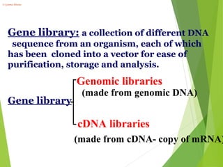 Dna library CONSTRUCTION | PPT