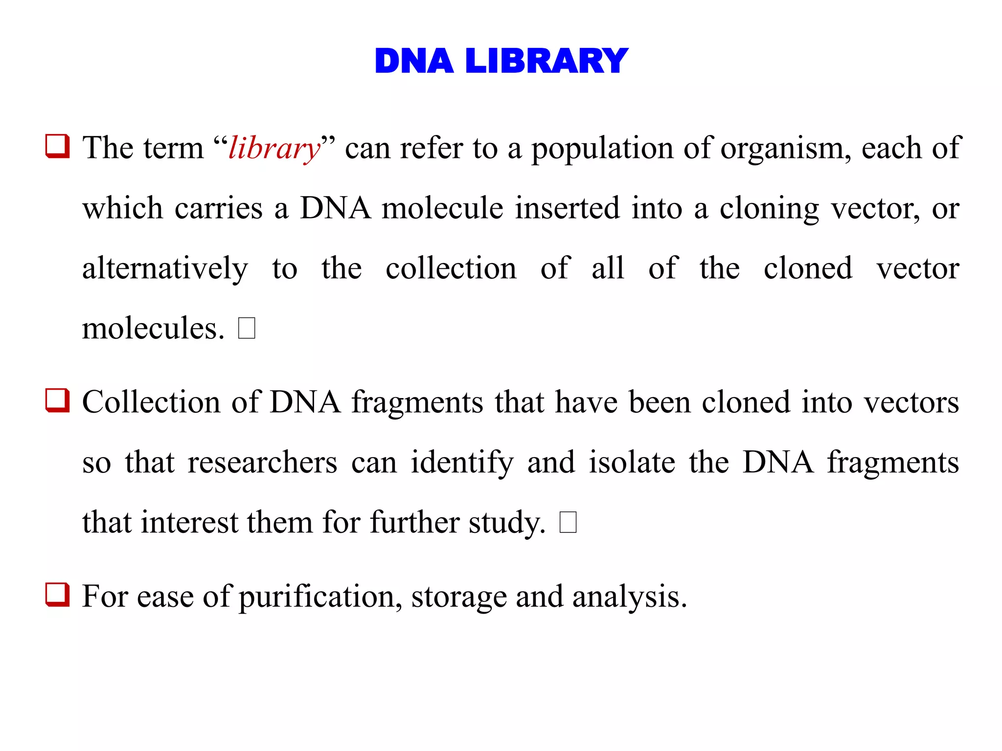 DNA library ppt.pptx