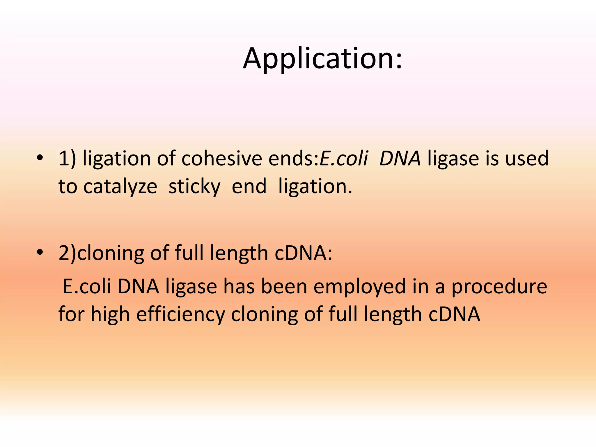 Dna ligase | PPTX