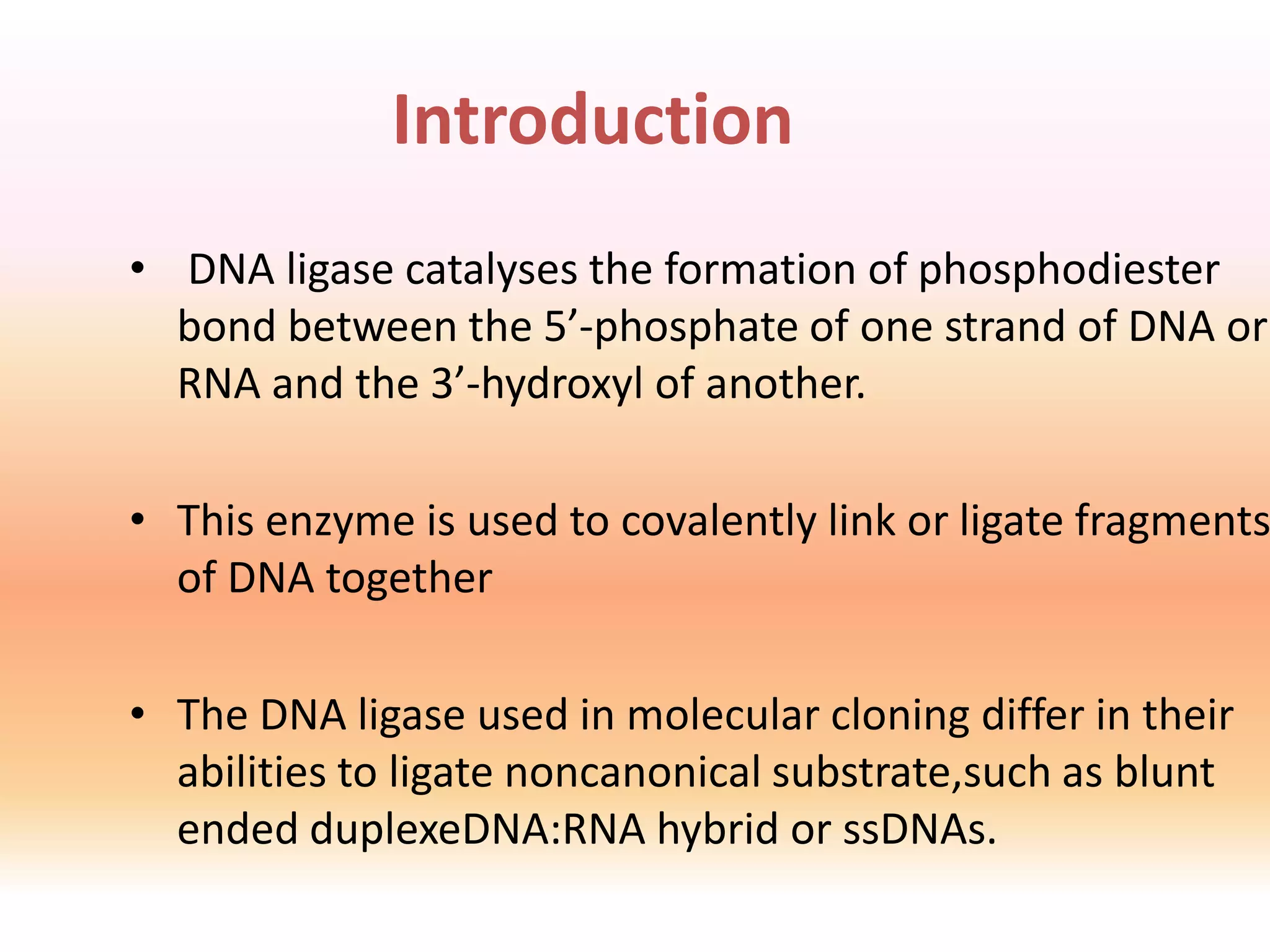 Dna ligase | PPTX