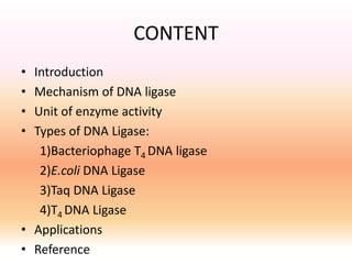 Dna ligase | PPTX