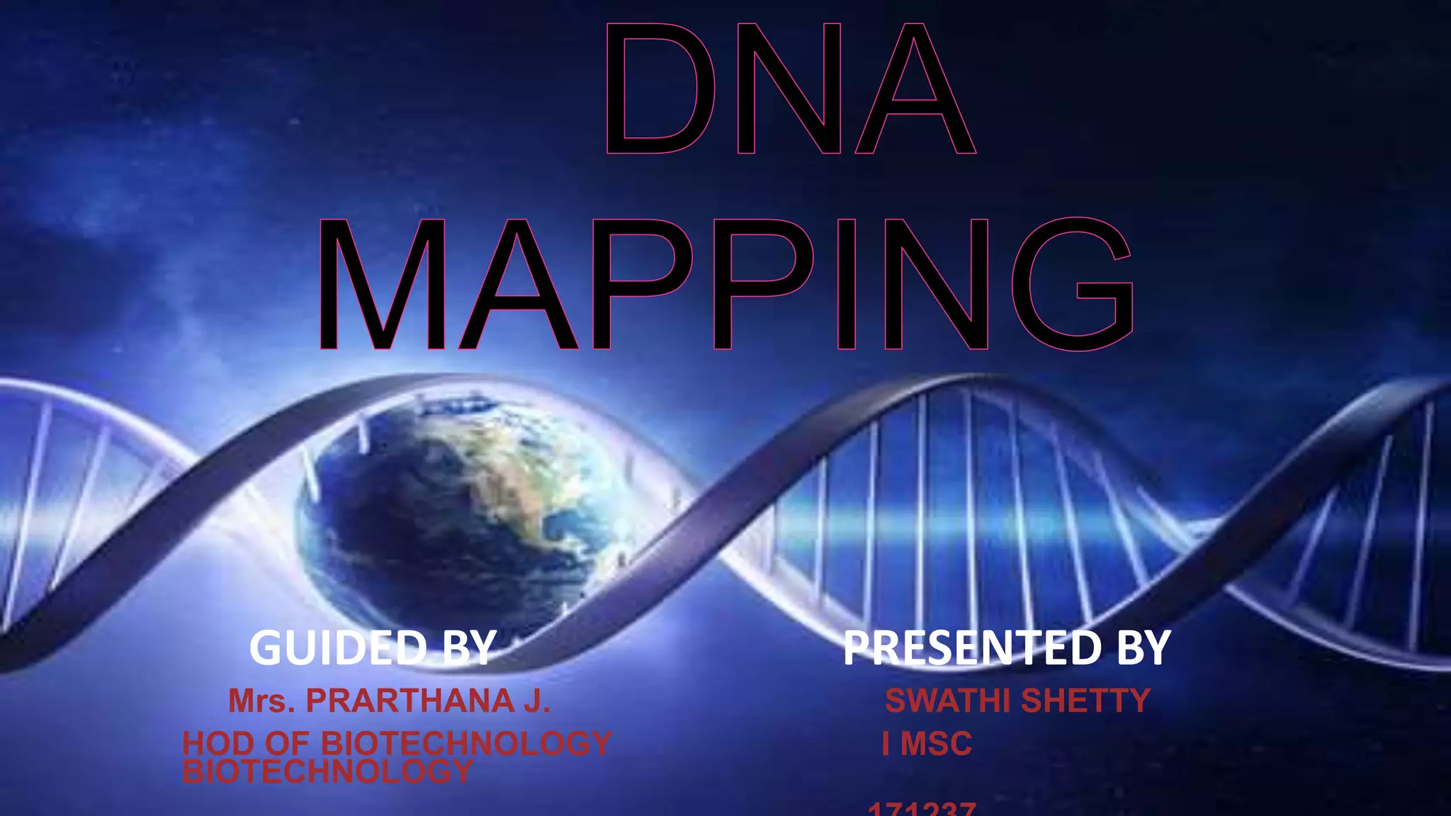 Dna mapping | PPTX