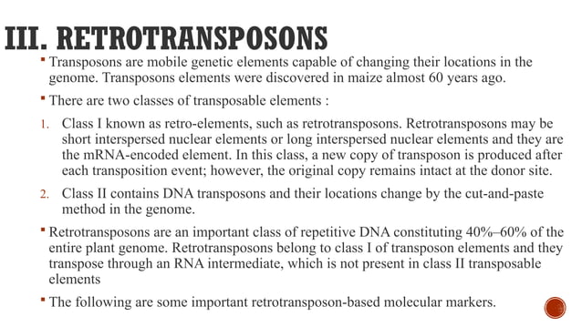 DNA markers complete details and types of DNA Markers | PPTX