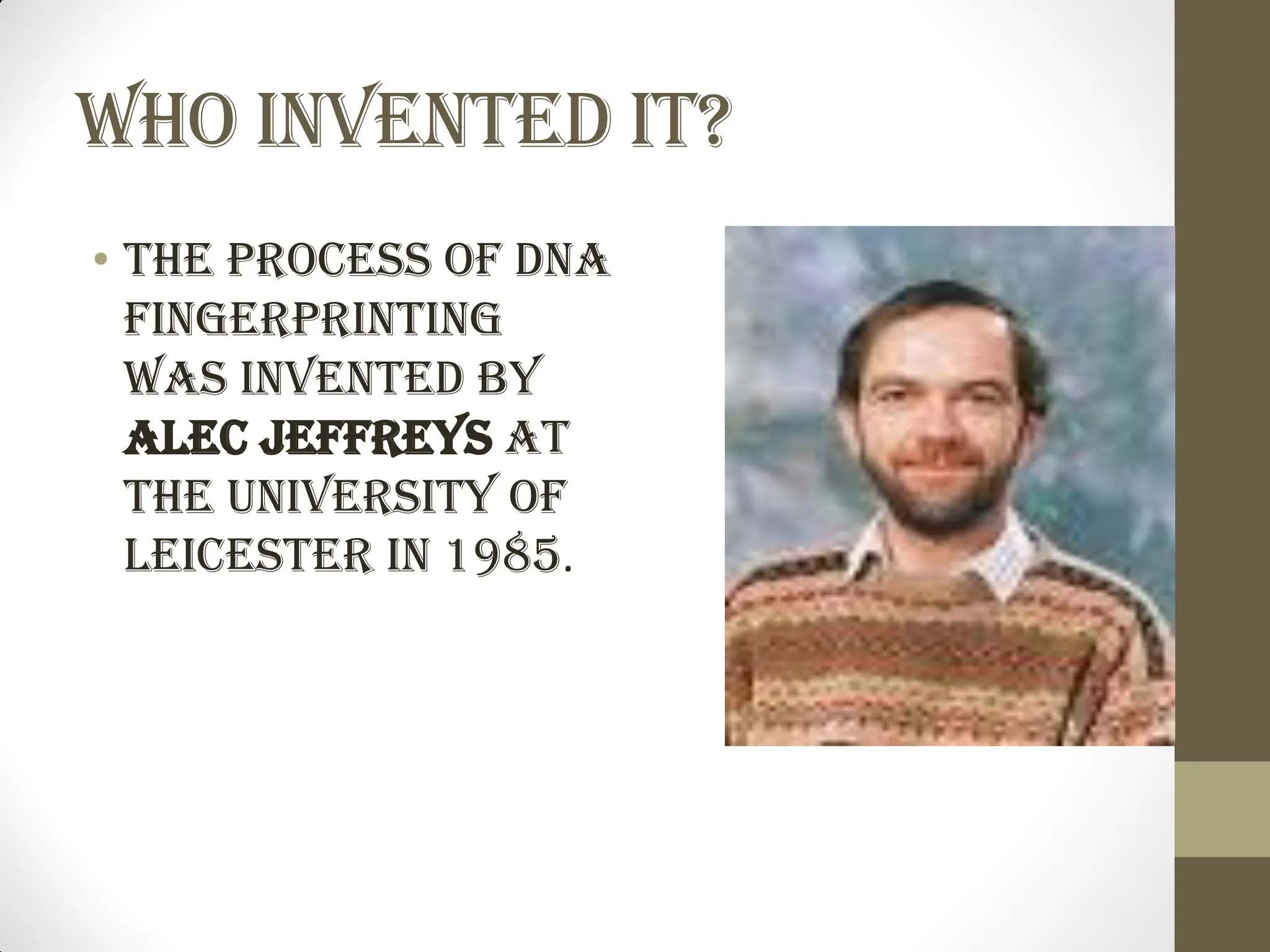 dna master legend.pptx DNA Fingerprinting: Purpose, Procedure, and How ...