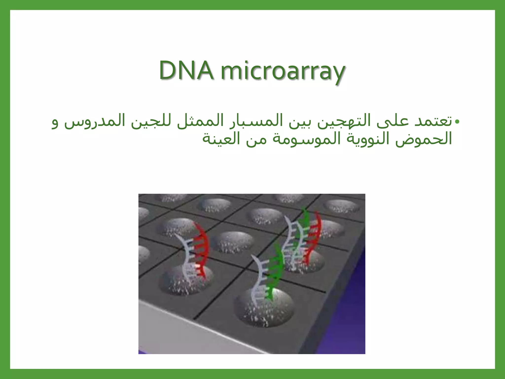 Dna microarray | PPTX