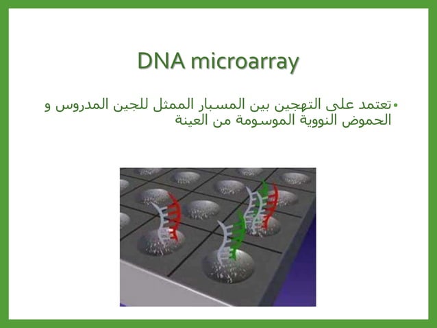 Dna microarray | PPTX