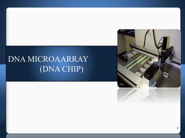 Dna microarray | PPT