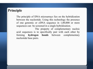 Dna microarray | PPT
