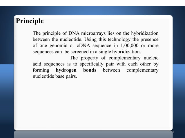 Dna microarray | PPT