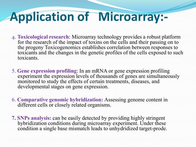 DNA micro array by kk sahu | PPTX | Biological Sciences | Science