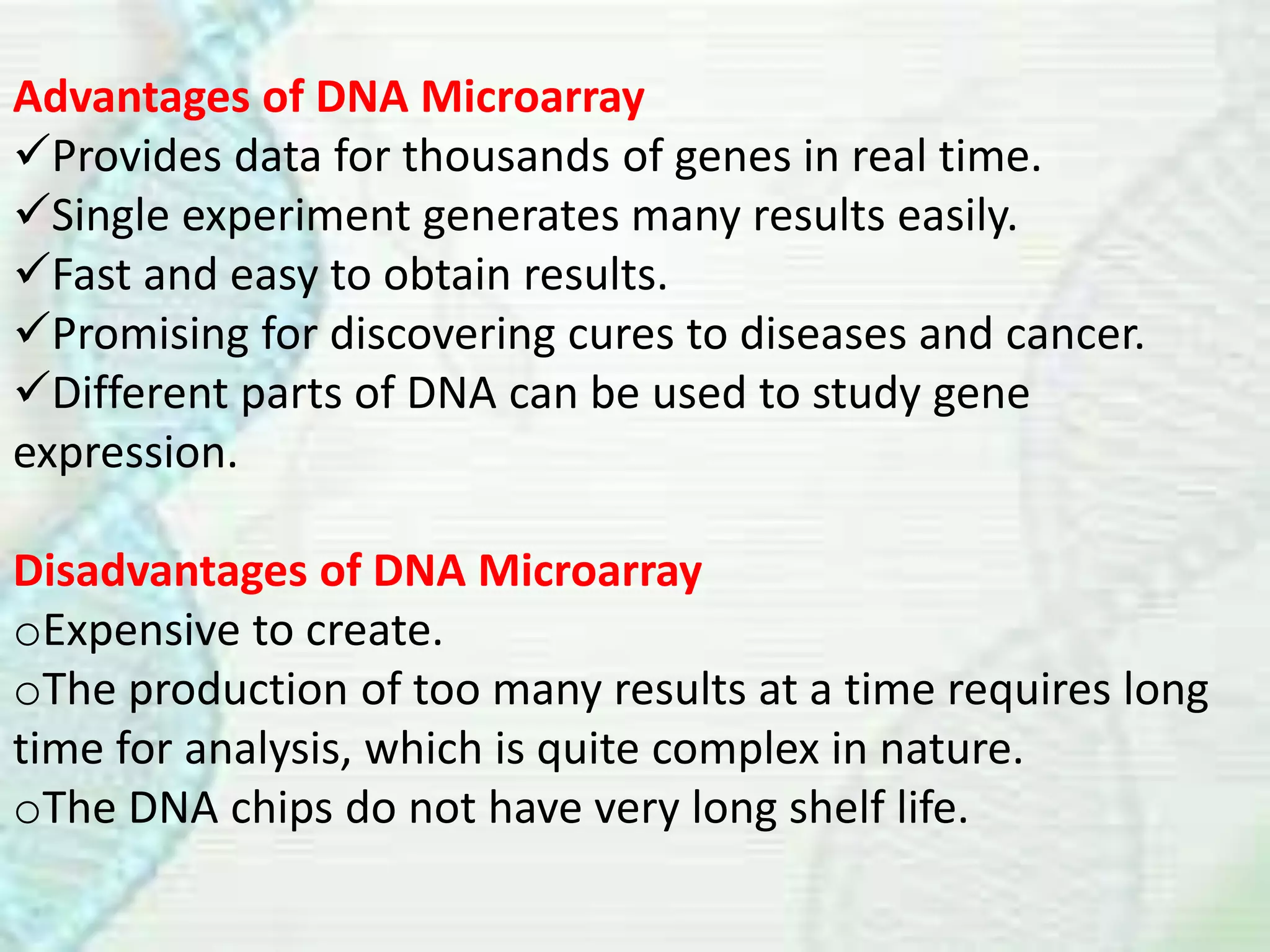 DNA microarray | PPTX