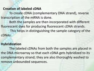 DNA microarray | PPTX