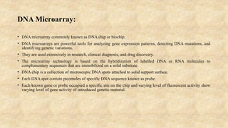 DNA Microarray.pptx, Protein Microarray.pptx