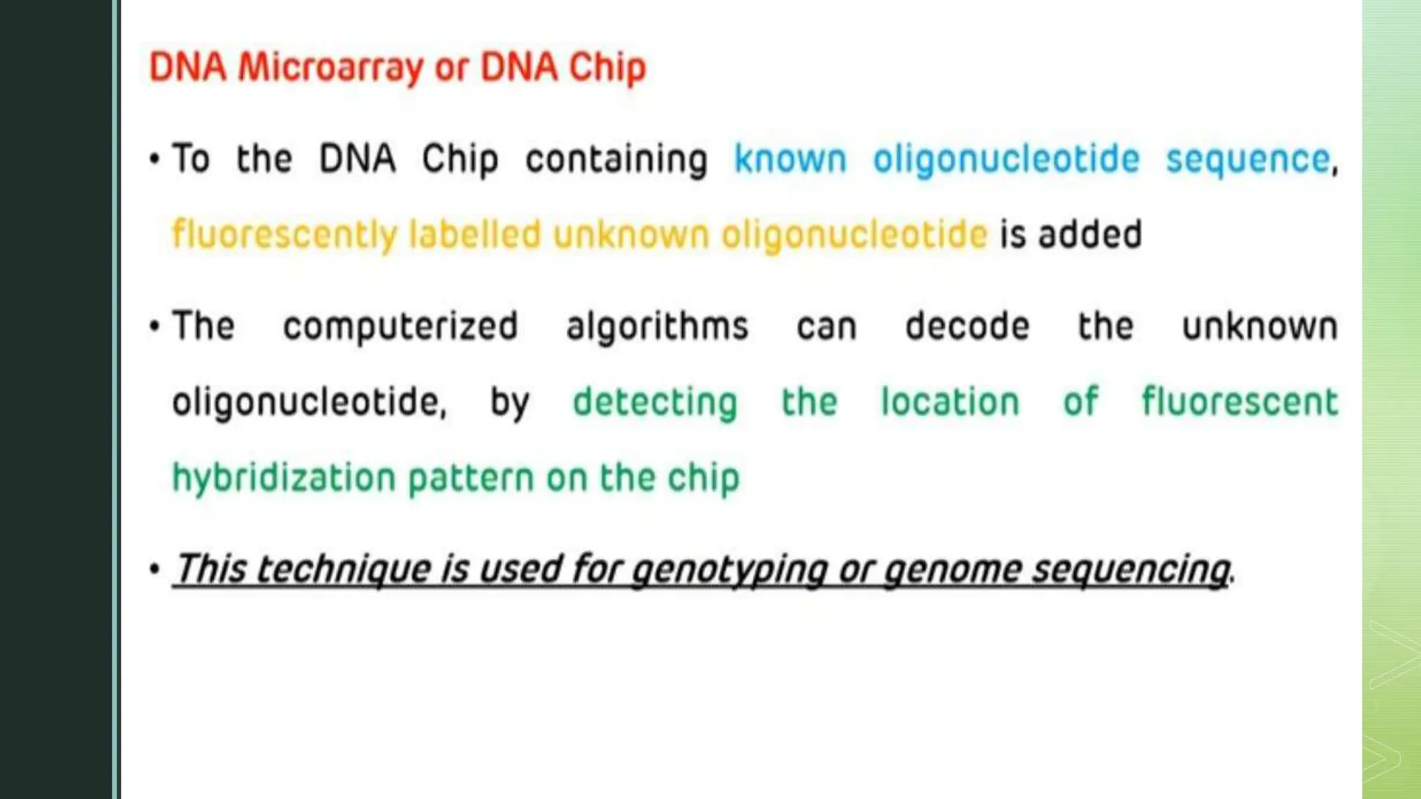 DNA Microarray technique in pathology .pptx