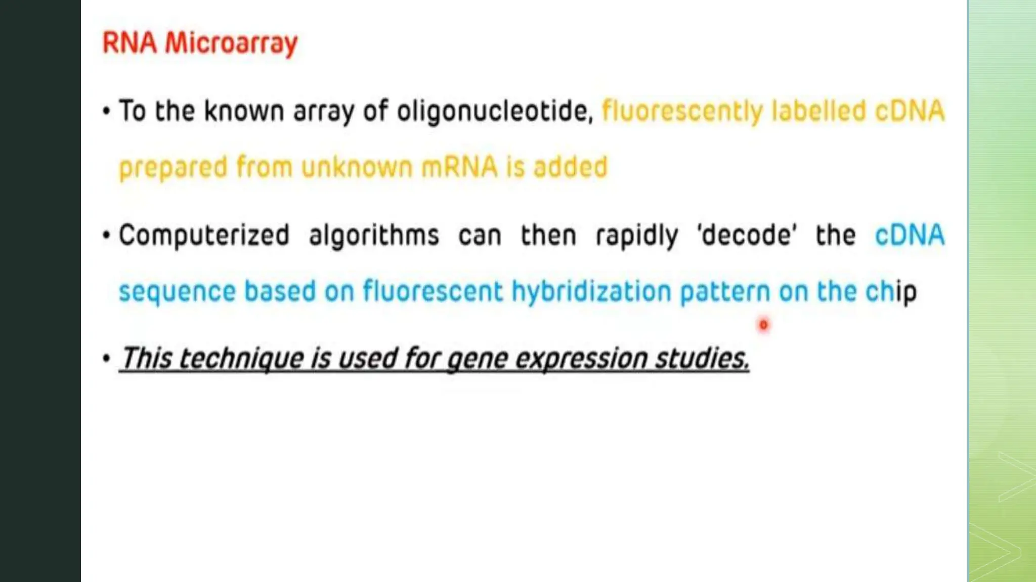 DNA Microarray technique in pathology .pptx