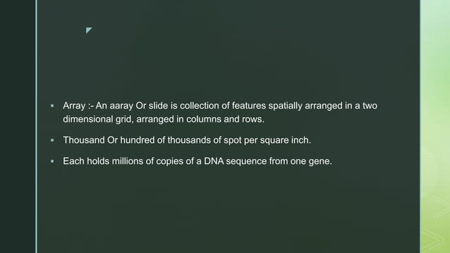 DNA Microarray technique in pathology .pptx