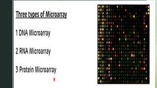 DNA Microarray technique in pathology .pptx
