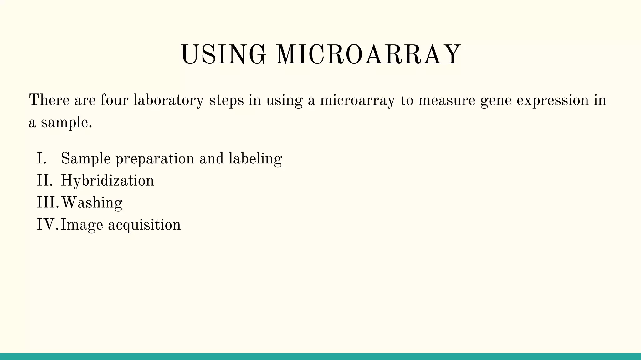 DNA microarray Technique | PPTX | Chemistry | Science