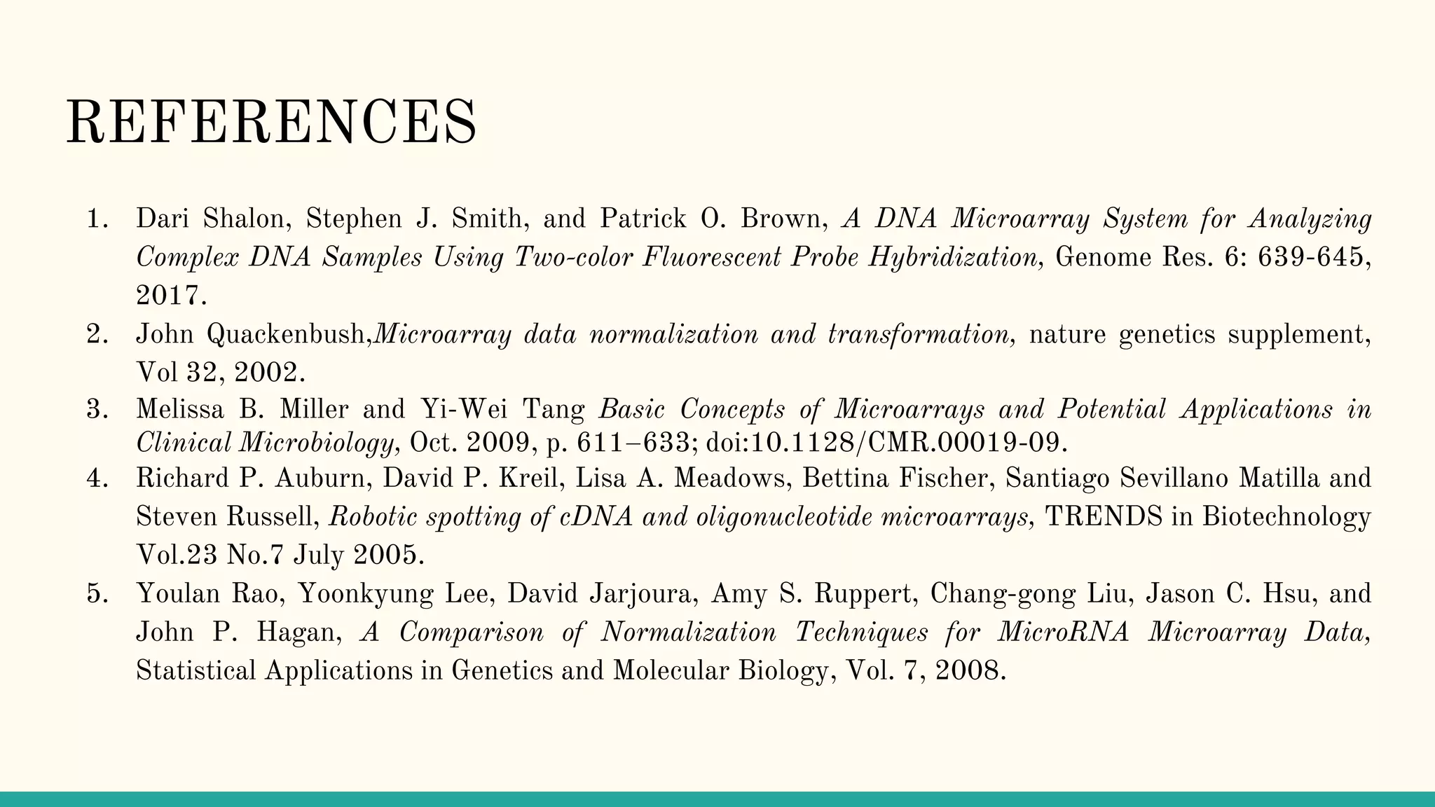 DNA microarray Technique | PPTX | Chemistry | Science