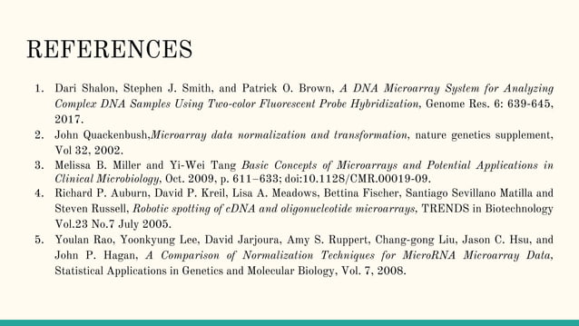 DNA microarray Technique | PPT