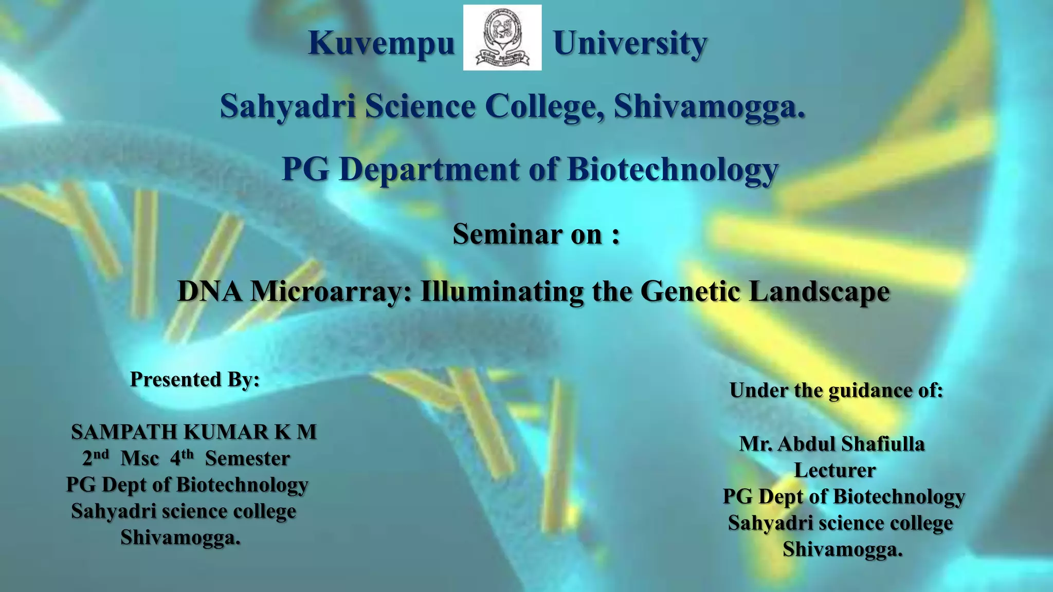 dna microarray .pptx