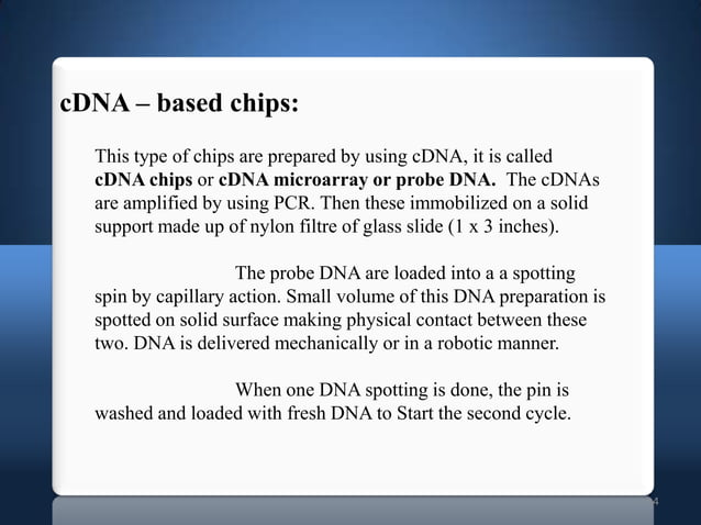 Dna microarray (dna chips) | PPTX
