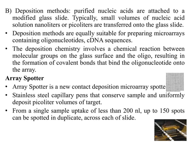 DNA microarray final ppt. | PPTX