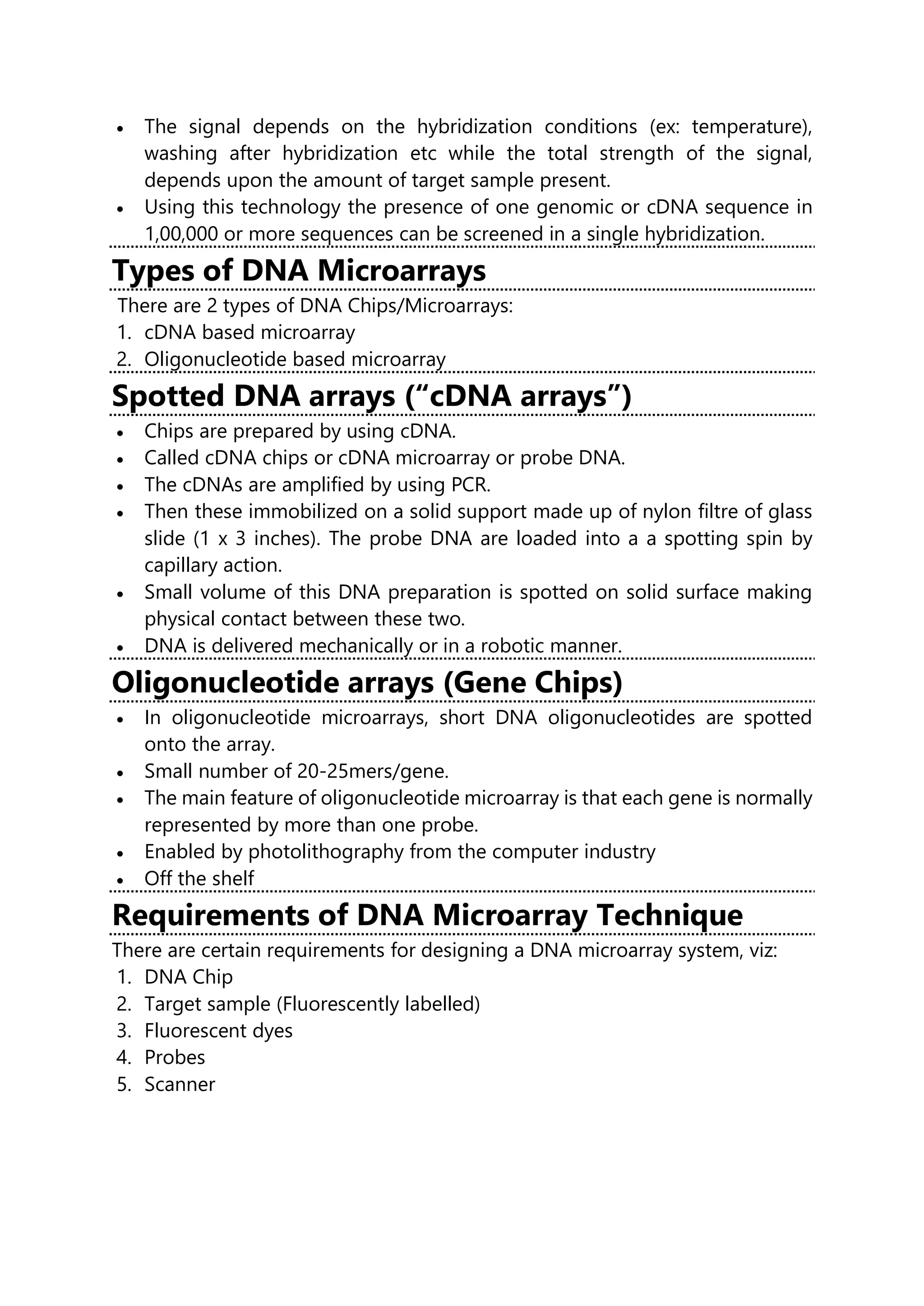 DNA Microarray notes.pdf