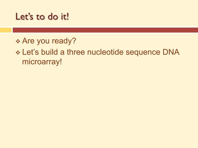 DNA_microarray_presentation Dna fingerprinting dna biotechnology | PDF | Genetics | Science