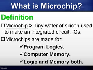 DNA Microchip | PPTX