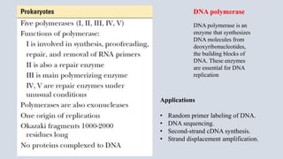 ENZYMES IN RECOMBINANT DNA TECHNOLOGY | PPTX