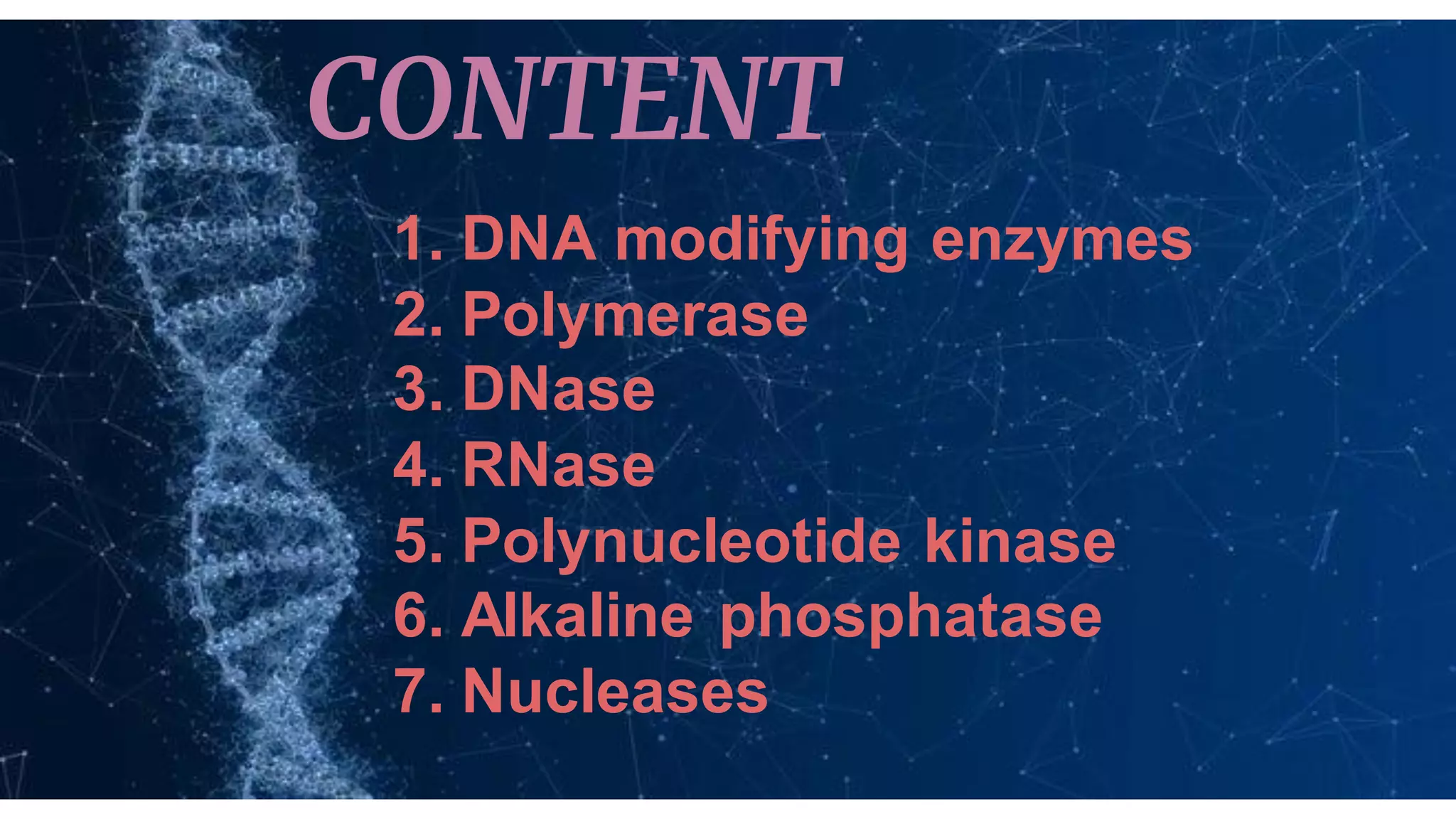 DNA modifying enzymes | PDF
