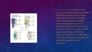 Dna mutation | PPTX
